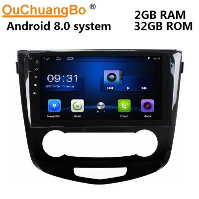 China Ouchuangbo car gps bluetooth stereo android 8.1 for Nissan Qashqai 2016 support USB SWC wifi WIFI 2+32 for sale