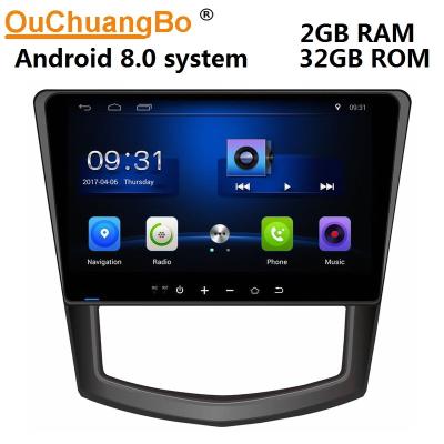 China Ouchuangbo car gps navi touch screen audio android 8.1 for Wuling HongGuang S support USB SWC AUX wifi 4*45 Watts for sale