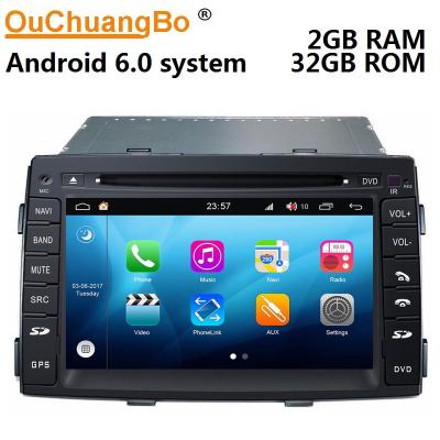China Ouchuangbo car gps media audio 200 platform android 8.0 for Kia Sorento 2010-2012 support USB SWC AUX wifi mirror link for sale