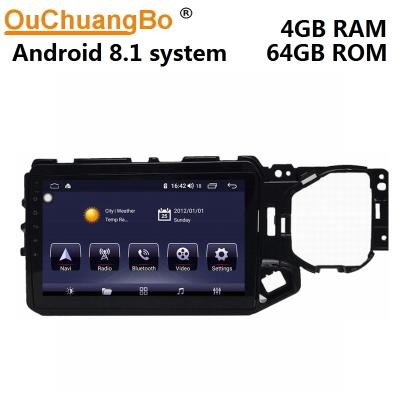 China Ouchuangbo Central multimedia gps for Chery Tiggo 4X 5X 2017 support BT MP3 mirror link android 8.1 OS 4+64 for sale