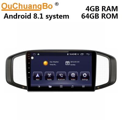 China Ouchuangbo media player GPS radio for MG 3 support BT MP3 mirror link android 8.1 OS 4+64 for sale