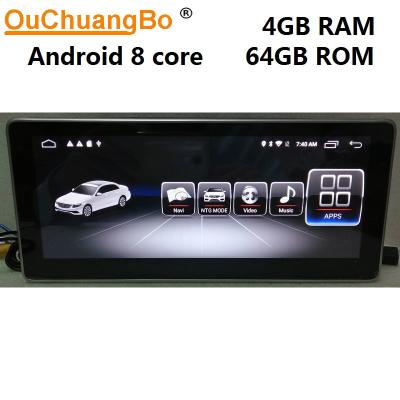 China Ouchuangbo GPS navigation audio radio for Benz C 2008-2010  support BT MP3 mirror link android 8.1 OS 4+64 for sale
