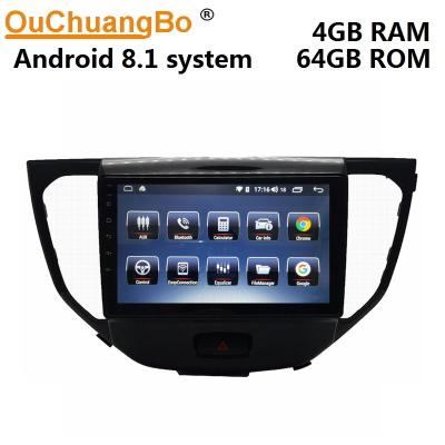 China Ouchuangbo car audio radio gps for FAW R7 support BT MP3 mirror link android 8.1 OS 4+64 for sale