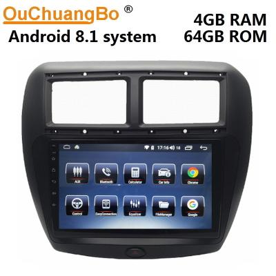 China Ouchuangbo car audio radio gps for FAW V5 support BT MP3 mirror link android 8.1 OS 4+64 for sale