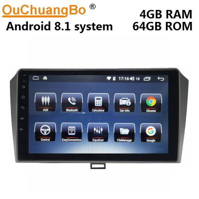 China Ouchuangbo bluetooth car kit for JAC J5 support BT MP3 mirror link android 8.1 OS 4+64 for sale
