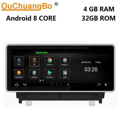 China Ouchuangbo multimedia player gps radio for Audi A3 2014-2017 support BT MP3 mirror link android 8.0 OS 4+32 for sale