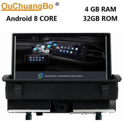 China Ouchuangbo multimedia system for Audi Q3 2011-2016 support BT MP3 mirror link android 8.0 OS 4+32 for sale