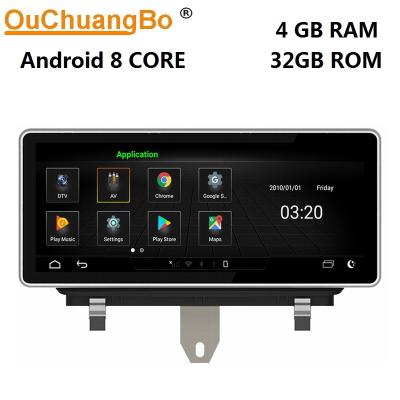 China Ouchuangbo bluetooth car kit for Audi Q3 2011-2018 support BT MP3 mirror link android 8.0 OS 4+32 for sale