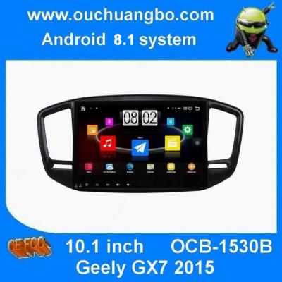 China Ouchuangbo car gps radio stereo Android 8.1 system for Geely GX7 2015 support 8 core DVD player BT 3G WIFI  2GB+32GB for sale