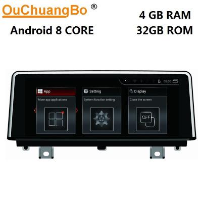 China Ouchuangbo car stereo system for X5 F15 X5M F85 X6 F16 X6M F86 support BT MP3 mirror link android 8.0 OS 4+32 for sale