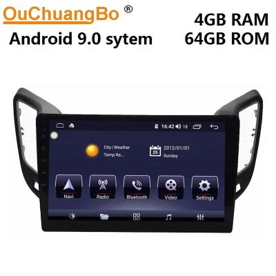 China Ouchuangbo auto dvd stereo gps navi android 9.0 for Changan CS15 with video BT USB 8 Cores CPU for sale