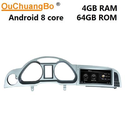China Ouchuangbo car radio gps navi system for Audi A6 dor Bluetooth music wifi 8 core android 9.0 for sale