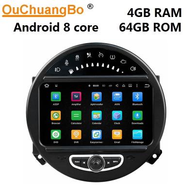 China Ouchuangbo car audio gps stereo for 2006-2013 mini cooper F55 F56 F60 android 9.0 OS 4GB+64GB 8 core for sale