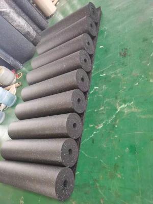 China 3mm-20mm Black Only Recycled Rubber Flooring Rolls for Home and Commercial Gym Flooring Moisture-Resistant for sale