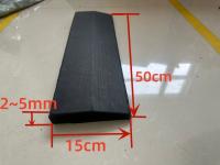 China Horizonflex Black Rubber Gym Flooring 20mm~50mm Corners and Ramps (edges) for sale