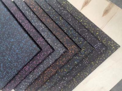 China Antistatic Eco-Friendly Recycled Tyre Rubber Particles Floor Covering Tiles for Wide Application Range for sale