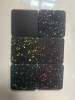 China Easy to Clean and Quick-Dry 100cm*100cm 50cm*50cm Gym Rubber Flooring Mats for Fitness for sale