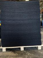 China Black Recycled Rubber Gym Flooring Tiles - 1 M X 1 M X 20 mm for sale