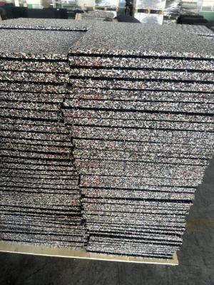 China Tire Particles Rubber Floor Mat 50mm for Garage Floor, Gym and Life Fitness Equipment for sale