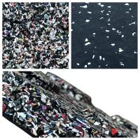 China EPDM DOT Multiplex Recycled Rubber Floor Mats with Groove and Plat Bottom Pure Color Ground 1m*1m 0.5m*0.5m 6000sqm / Day for sale
