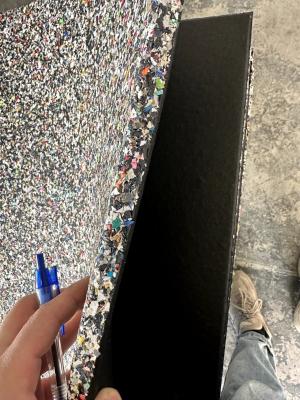 China Composite Recycled Rubber Floor Tiles with Colorful EPDM Dots and Flecks for Sports Playground for sale