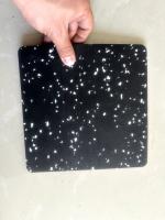 China Fire Resistance Black Recycled Rubber Flooring Tiles with Different Color EPDM Flecks for Gym Equipment for sale