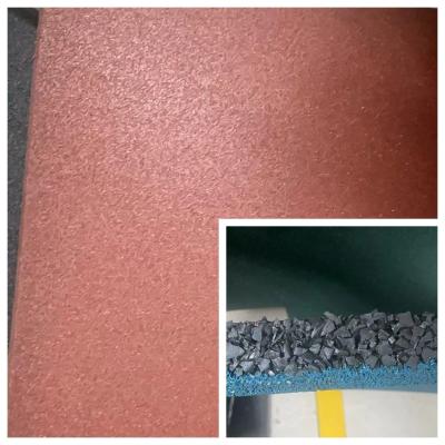 China Outdoor Coloring Rubber Floor Mats 1m*1m*40mm 50mm with Grooves Bottom for sale
