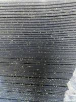 China 10mm Thin 100cm *100cm Natural Rubber Floor Tiles for Recreational Areas with EPDM Flecks for sale
