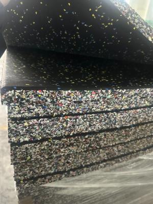 China Natural Rubber Floor Matting for a Gym Floor 30mm 40mm 50mm 1m*1m 0.5m*0.5m for sale