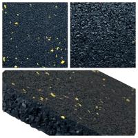 China Rubber Floor Gym Mats for Home and Gym Equipment 30mm 40mm 50mm 1m*1m 0.5m*0.5m with EPDM Dots for sale