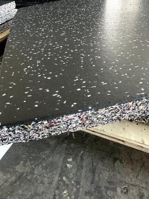 China Recycled Rubber Sheets Made From Tire Crumb by 100cm*100cm 50cm*50cm for sale
