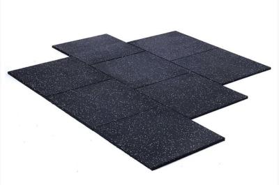 China 100cm*100cm*1.5cm Gym Rubber Flooring Tiles in Stock for sale