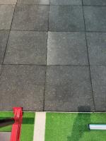 China 1m*1m Workout Rubber Flooring for Home Gym and Commercial Gym Club for sale
