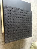 China 3/4 Inch Athletic Rubber Flooring Tiles for Home and Commercial Gym Weight Zone for sale