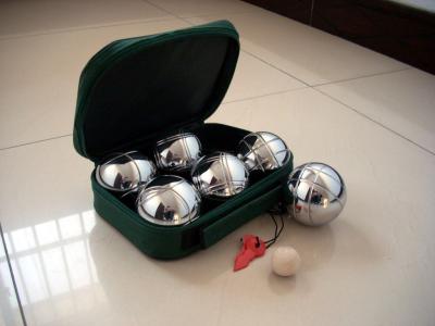 China hot sell good quality petanque boules Petanquespel in stoffen zak for sale