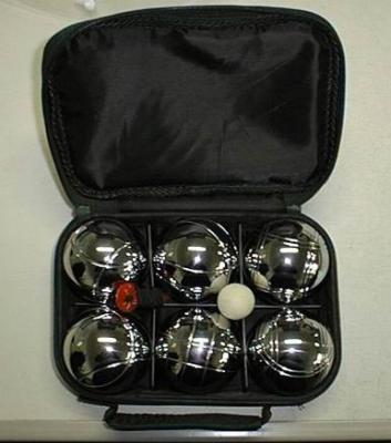 China check factory Jeu De boules set,6pcs Boules Set,Petanque Set,6 Metal balls for sale