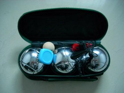 China 3 Metal Ball Bocce, Boules Set, Bocci set, Petanque, Petanca for sale