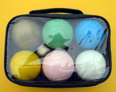 China 73mm,720g,6 Player Boules Balls, French Boules Set In Zip Case for sale