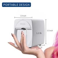 China DIY Touchscreen Nail Photo Printing Machine Commercial Finger Nail Printer Machine for sale