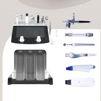 China 190W Hydrogen Oxygen 6 In 1 Hydra Dermabrasion Machine Facial Oxygen Jet Peel for sale