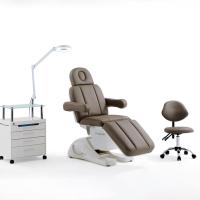 China 3Motors Beauty Salon Spa Bed Electric Facial Massage Chair Bed Leg Adjustable for sale