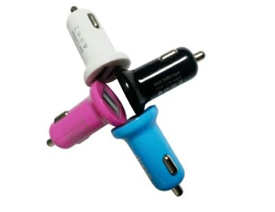 China Dual USB Car Charger 5V 2A 12-24V Input for iPhone iPad Mobile Devices for sale