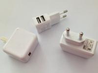 China QC3.0 QC2.0 5V 3A USB Charger Adapter White Universal Input 100-240V for Samsung Huawei Mobile Phone for sale