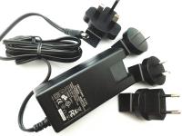 China Interchangeable AC Plug 12V 2A Power Adapter with USA Australia Europe UK Plugs for sale
