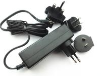 China Interchangeable AC Plug 12V 2A Power Adapter with USA Australia Europe UK Plugs for sale