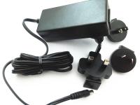China Interchangeable AC Plug 12V 2A Power Adapter with USA Australia Europe UK Plugs for sale