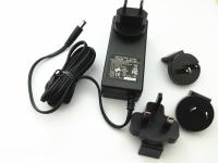 China Interchangeable AC Plug 12V 2A Power Adapter with USA Australia Europe UK Plugs for sale