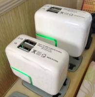 China Mini Dual USB Charger 2.1A 1A 5W Universal AC DC Power Adapter for Mobile Phone for sale