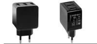 China Mini 3 USB Power Adapter 5V 3.4A UL GS PSE CE FCC Certified for sale