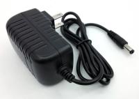 China 24V 2A Interchangeable Wall Mount AC DC Power Adapter for LED CCTV Set Top Box 100-240V for sale